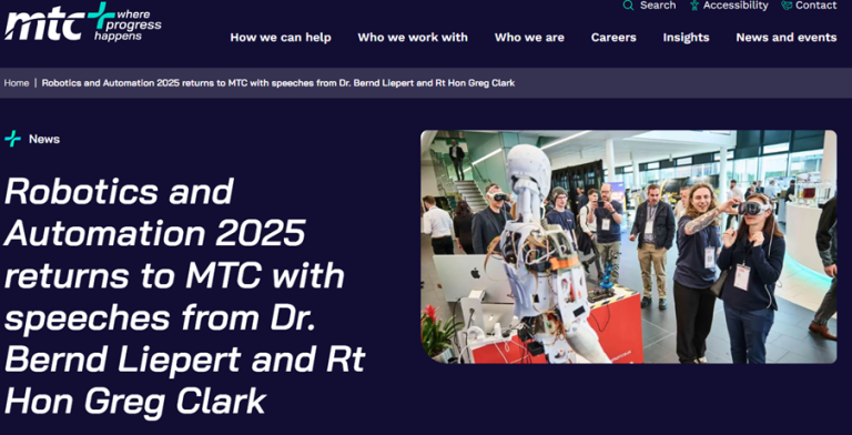 Robotics and Automation 2025: Powering Your Future - June 17&18. MTC ...
